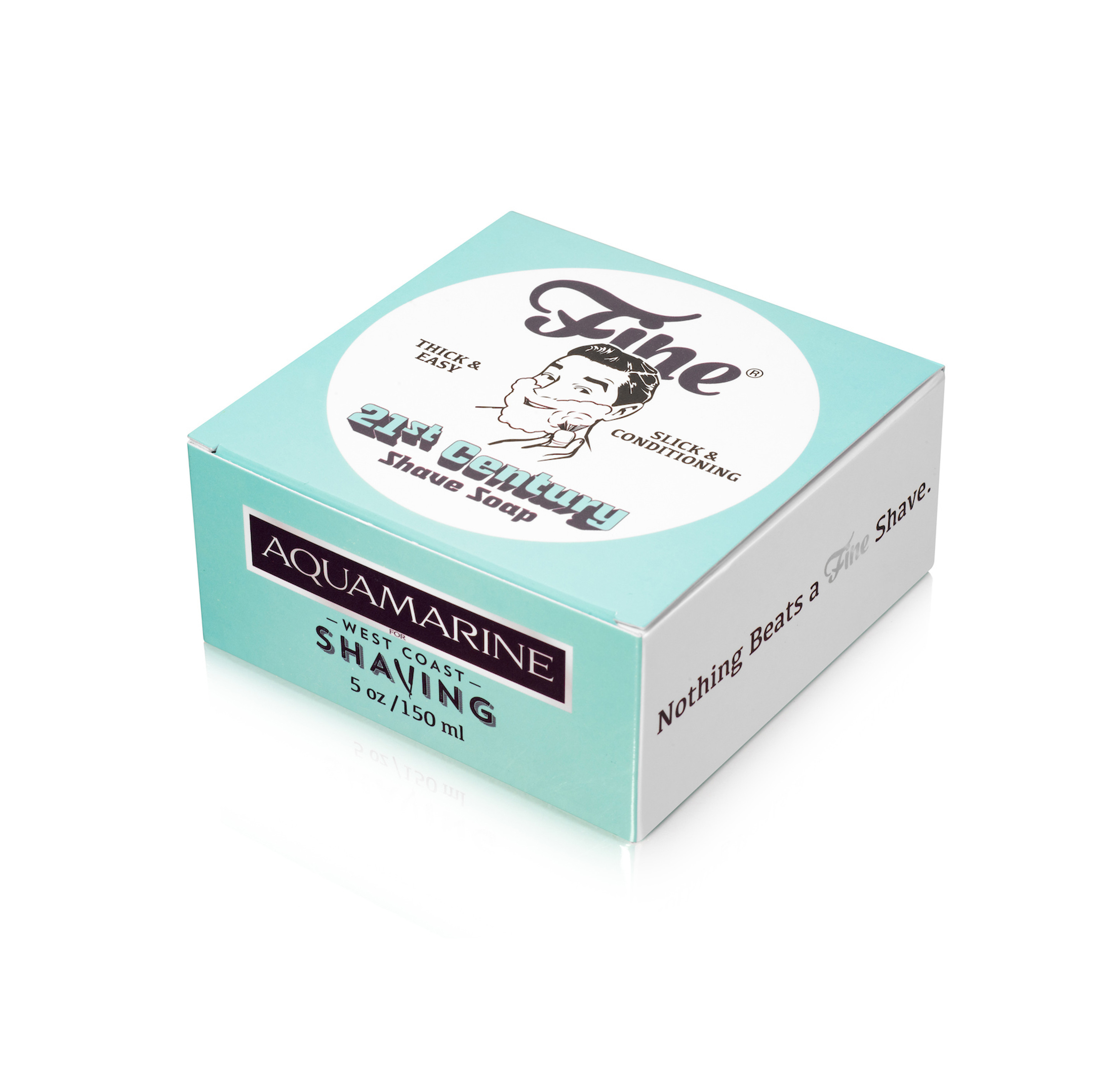 Fine Accoutrements-AQUAMARINE Shaving Soap – BLADE SHAVING SHOP AUSTRALIA
