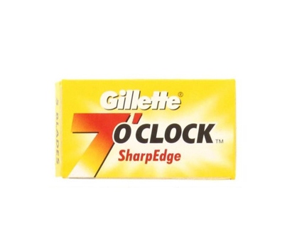 GILLETTE 7OCLOCK Yellow – BLADE SHAVING SHOP AUSTRALIA