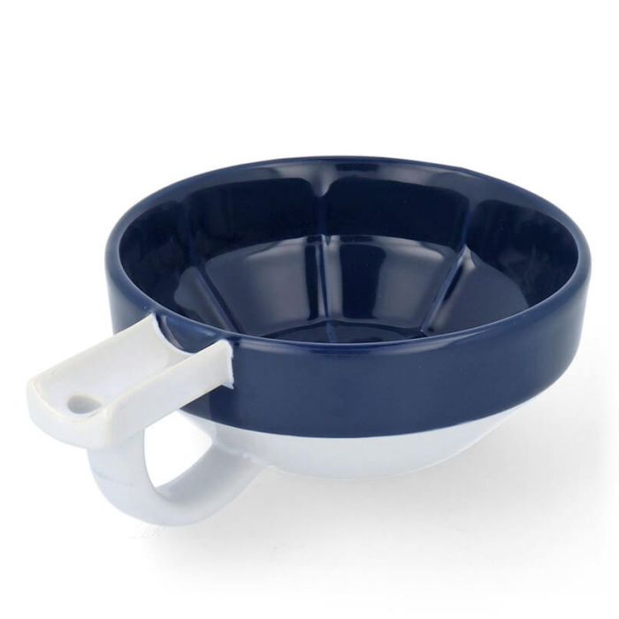 Mr Fine Blue Stoneware Lathering Bowl – BLADE SHAVING SHOP AUSTRALIA
