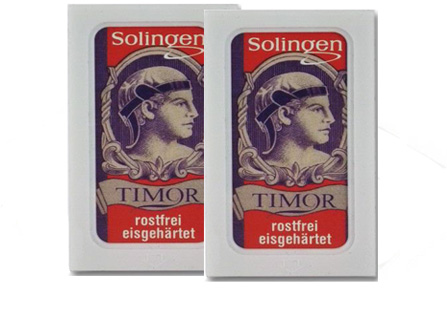 Timor Solingen Blades – BLADE SHAVING SHOP AUSTRALIA