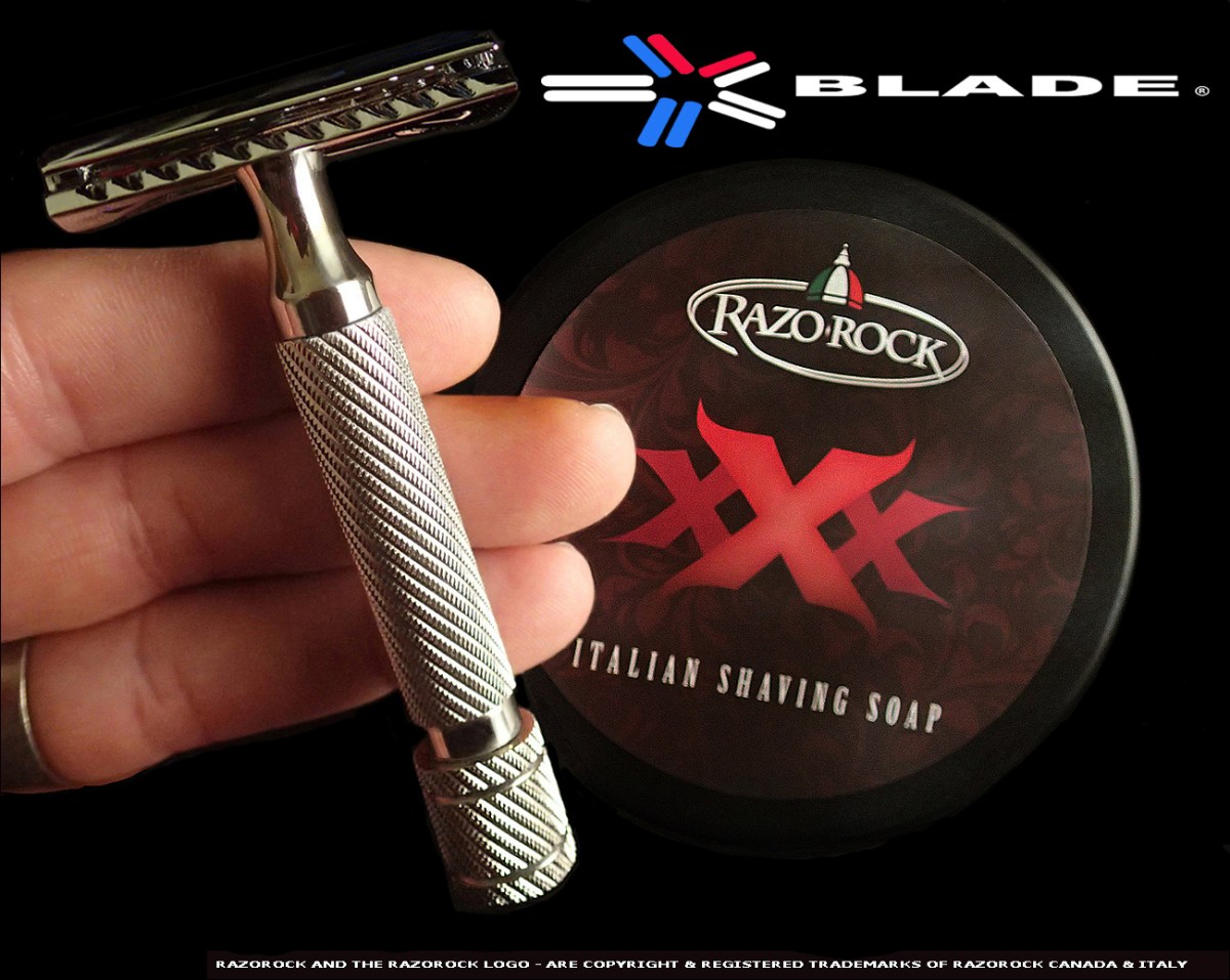 RazoRock Barber Pole Safety Razor Handle – BLADE SHAVING SHOP AUSTRALIA