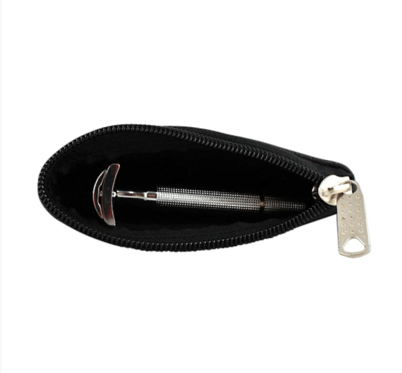 RazoRock Zippered Leather Safety Razor Travel Case – BLADE SHAVING SHOP ...
