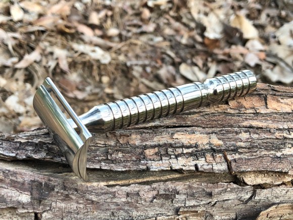 RazoRock Titanium HALO Handle – 100 mm – BLADE SHAVING SHOP AUSTRALIA