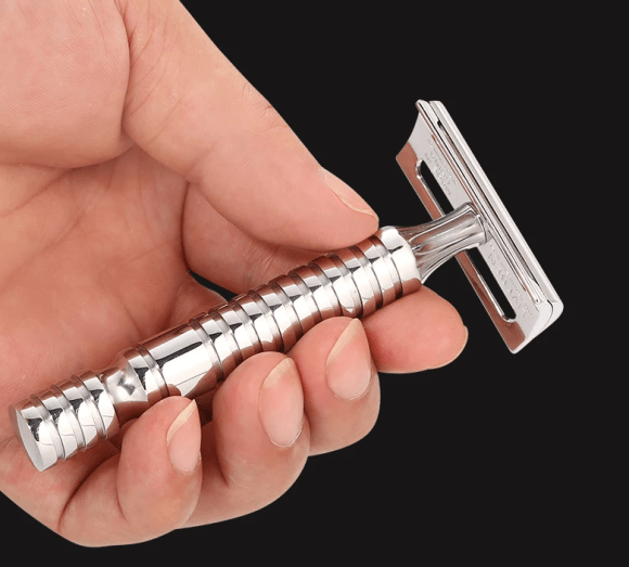 RazoRock One Piece HALO Safety Razor Handle – BLADE SHAVING SHOP AUSTRALIA