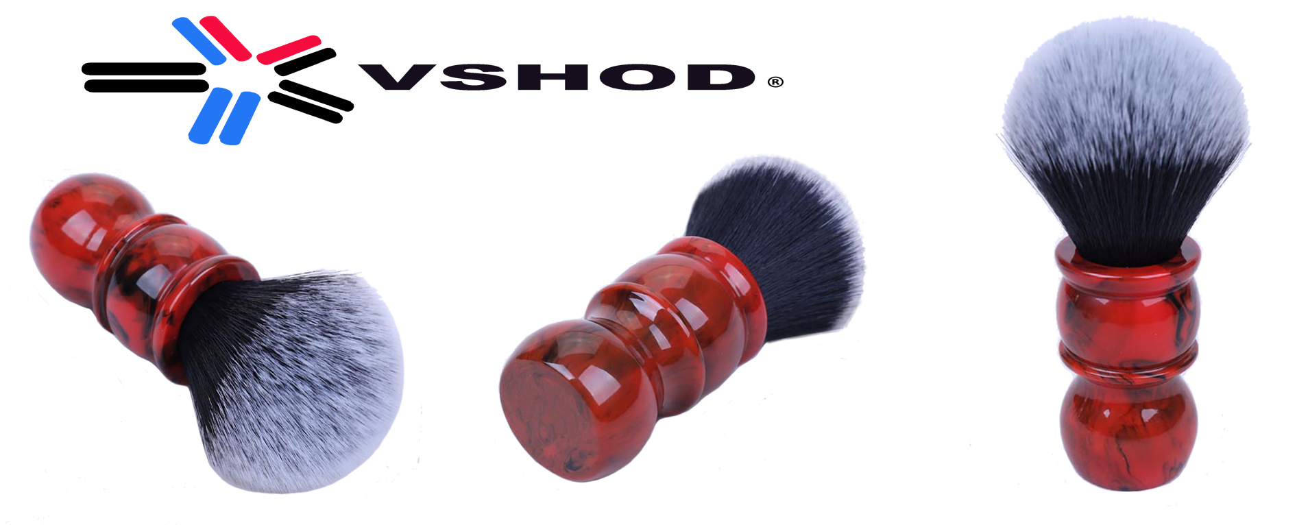 YAQI – Red Barber Handle Tuxedo 24 – BLADE SHAVING SHOP AUSTRALIA