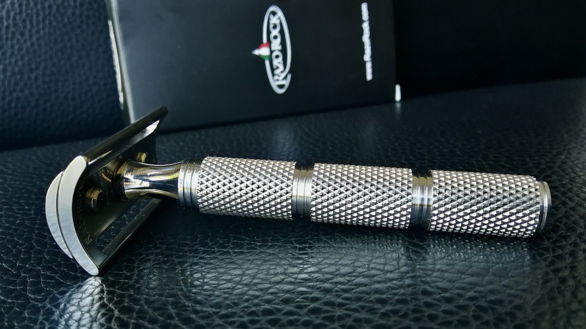 RAZOROCK Super Knurl Safety Razor Handle – BLADE SHAVING SHOP AUSTRALIA