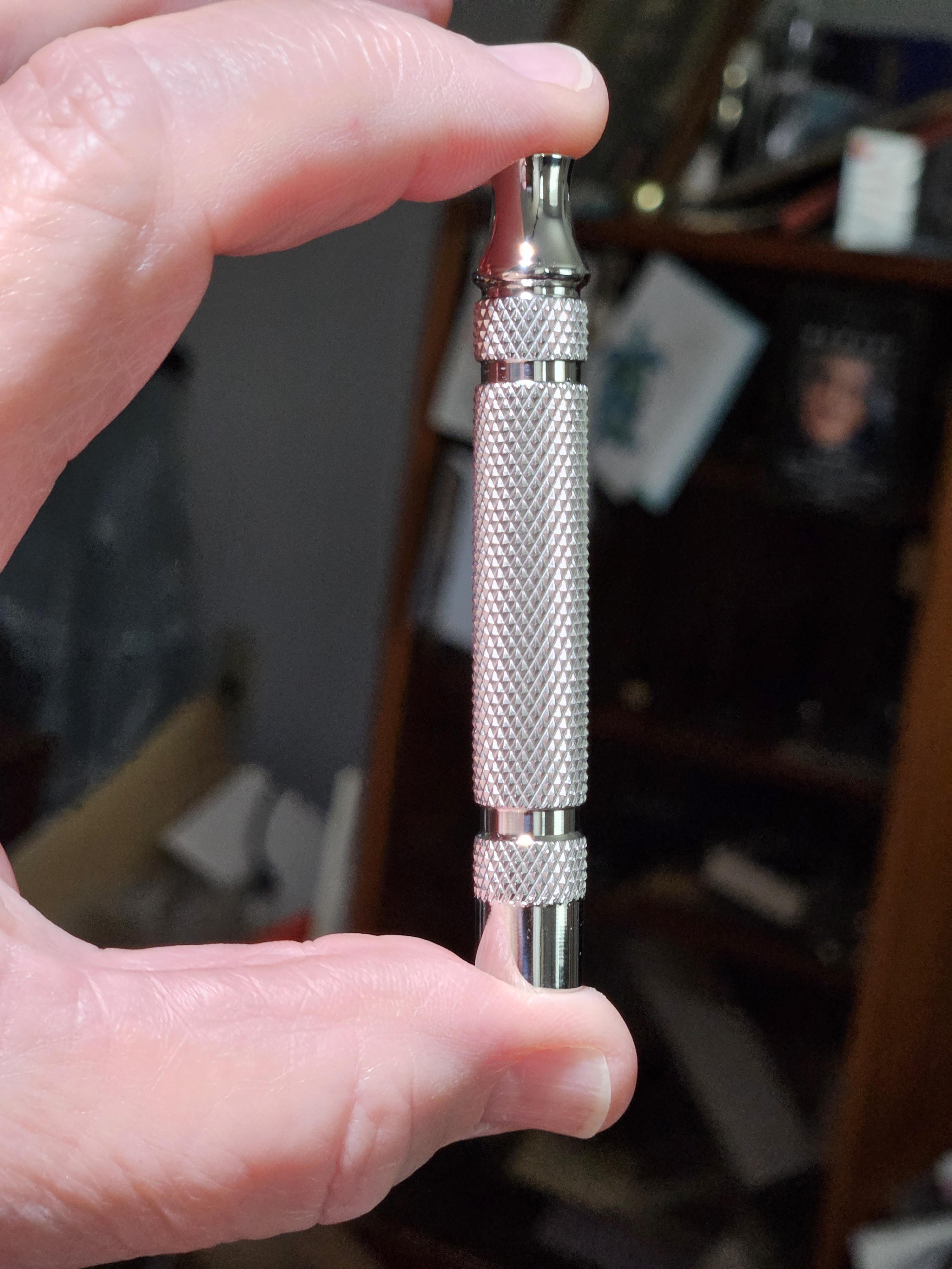 RazoRock Vintage THICK Bar Handle – 316L Stainless Steel – BLADE ...