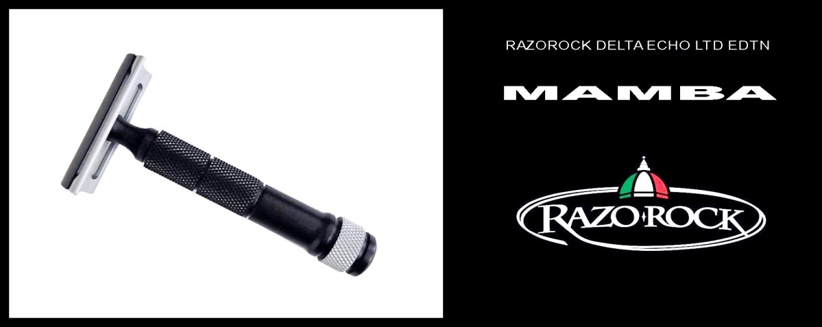 RAZOROCK™ / DELTA ECHO ‘MAMBA’ – Stainless Steel Safety Razor – BLADE ...