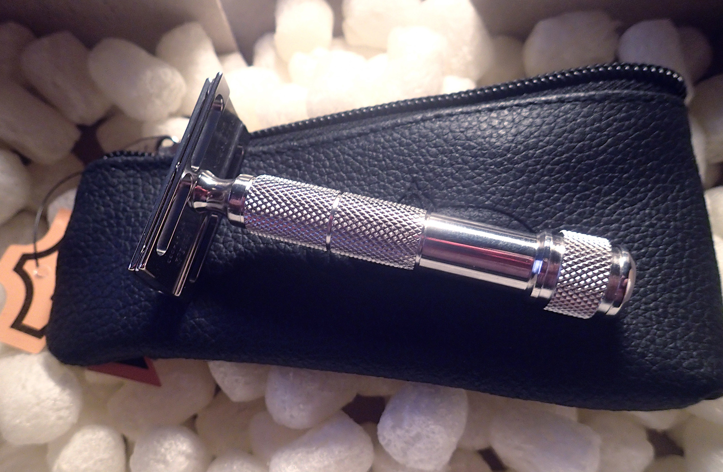 Razorock Handle for Safety Razors Radio Knob 85mm Stainless Steel 316L ...