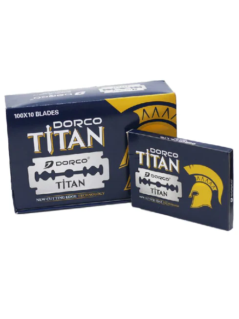 Dorco TITAN Double Edge Razor Blades – BLADE SHAVING SHOP AUSTRALIA