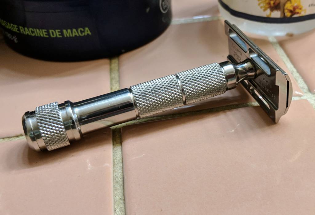 Razorock Handle for Safety Razors Radio Knob 85mm Stainless Steel 316L ...