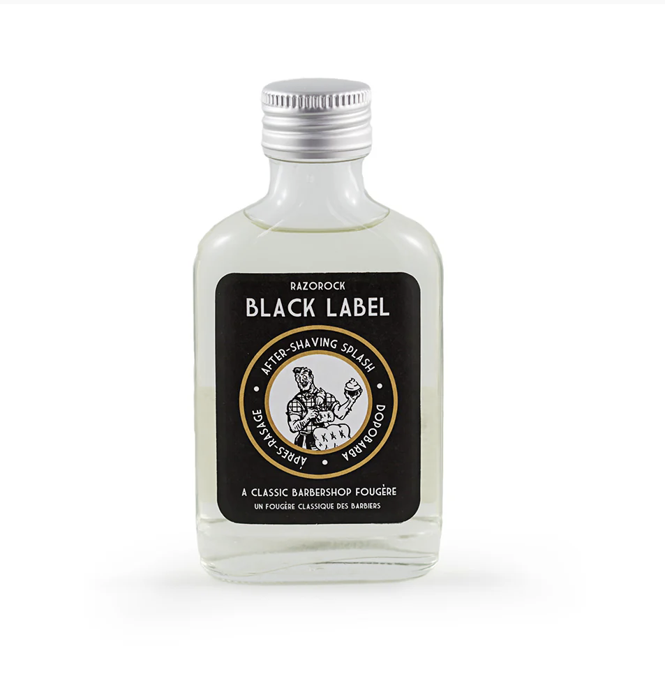RazoRock BLACK LABEL After Shaving Splash – BLADE SHAVING SHOP AUSTRALIA
