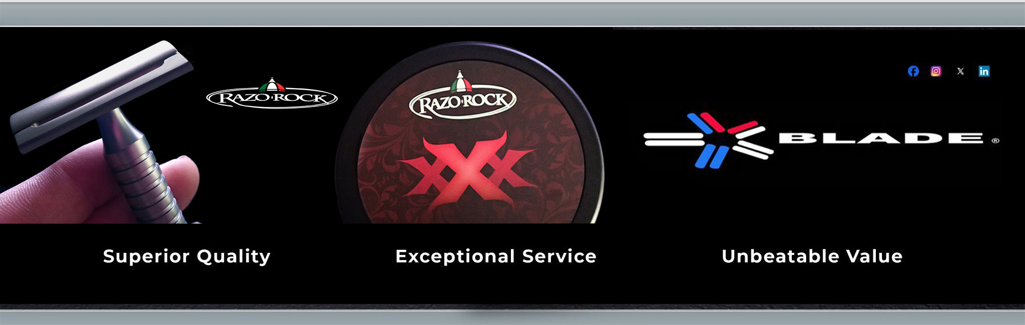 RAZOROCK-BABY-SMOOTH-SAFETY-RAZOR – BLADE SHAVING SHOP AUSTRALIA