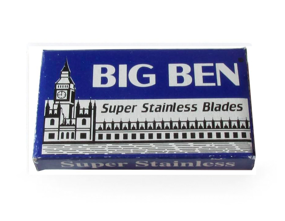 BIG BEN – Super Stainless Razor Blades – BLADE SHAVING SHOP AUSTRALIA