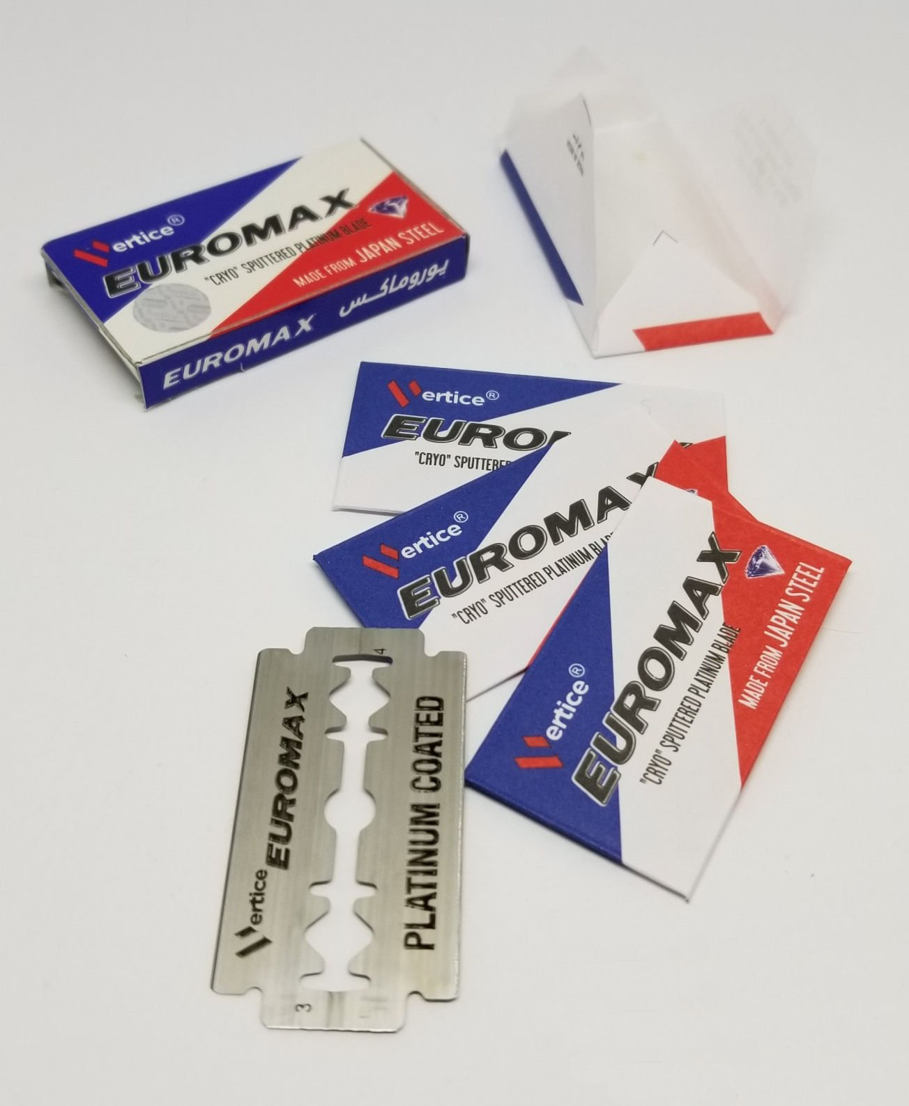 EUROMAX – CRYO Sputtered Razor Blades – BLADE SHAVING SHOP AUSTRALIA
