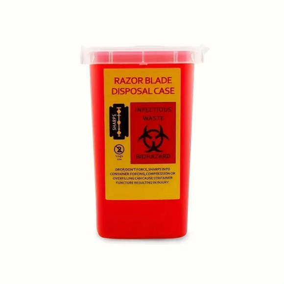 VSHOD – Used Blade Bank – Dispose of Used Razor Blades – Red – BLADE ...